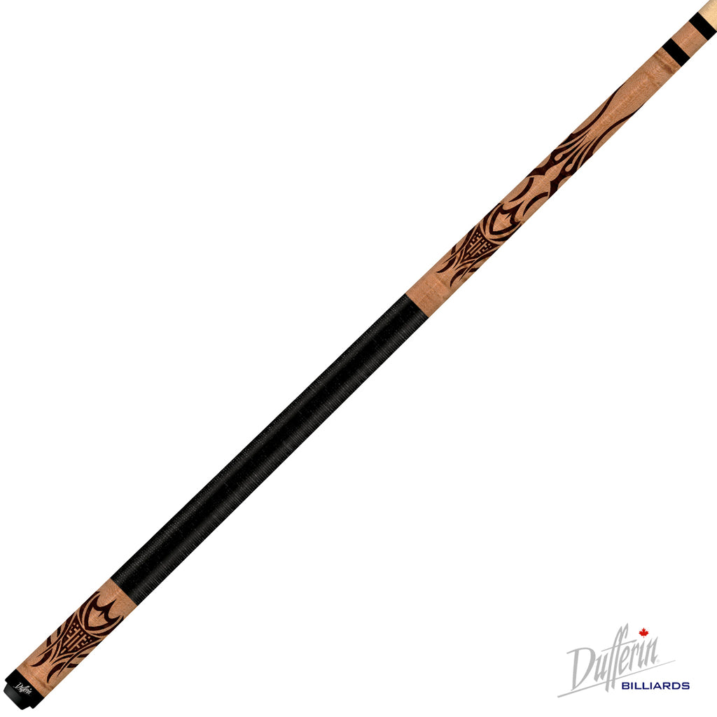 DUFFERIN POOL CUE REBEL LASER ETCH SERIES D583 – DOUBLE ETCHED BLACK L ...