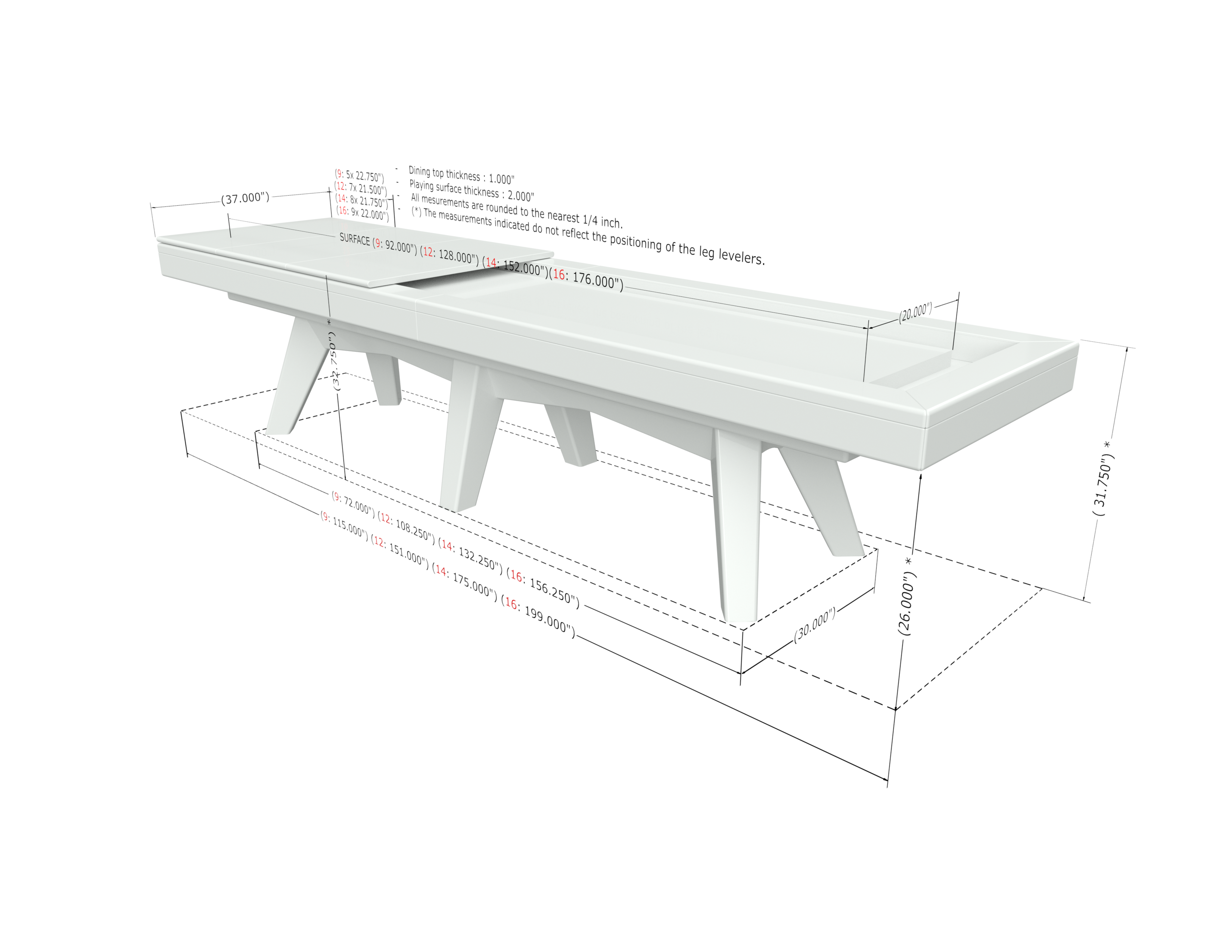 LUXX SHUFFLEBOARD TABLE – Canada Billard