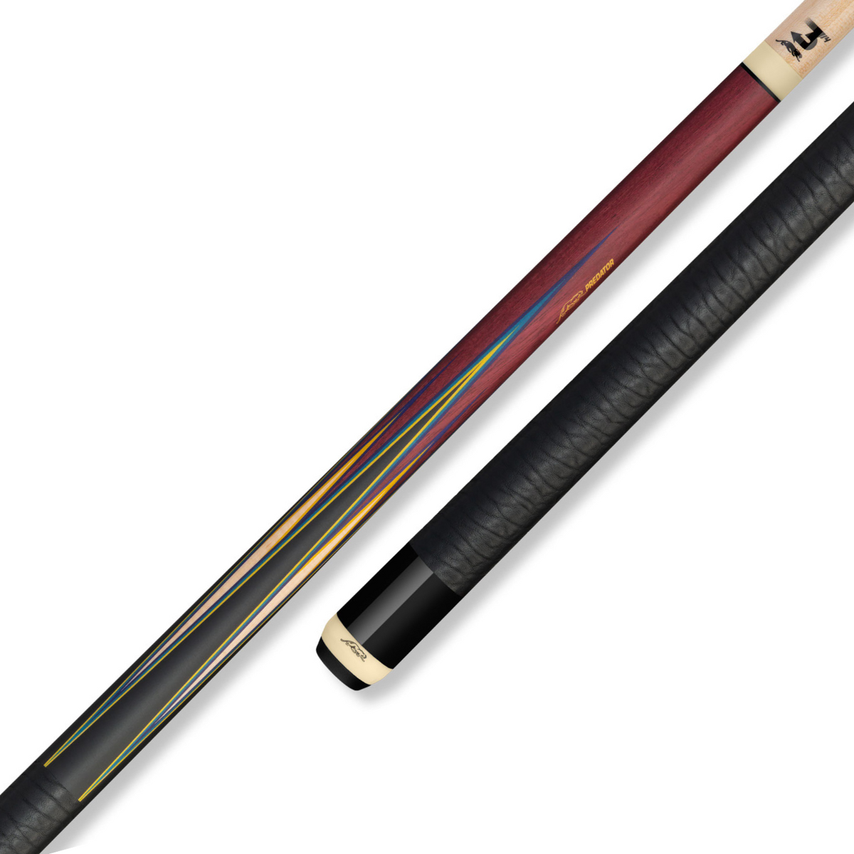 PREDATOR 8-POINT SNEAKY PETE POOL CUE - PURPLE HEART/CURLY - ELEPHANT ...