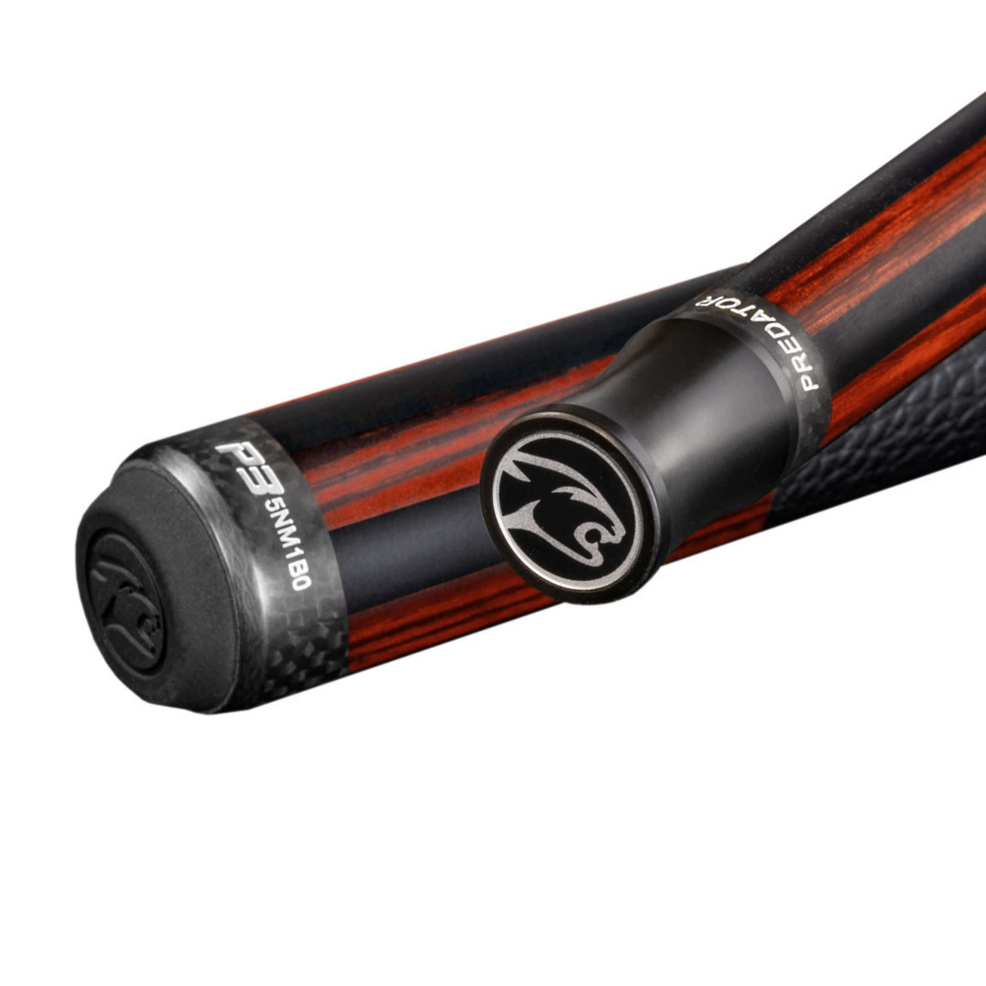 PREDATOR P3 REVO RED TIGER POOL CUE WITH LUXE LEATHER WRAP (SHAFT NOT ...