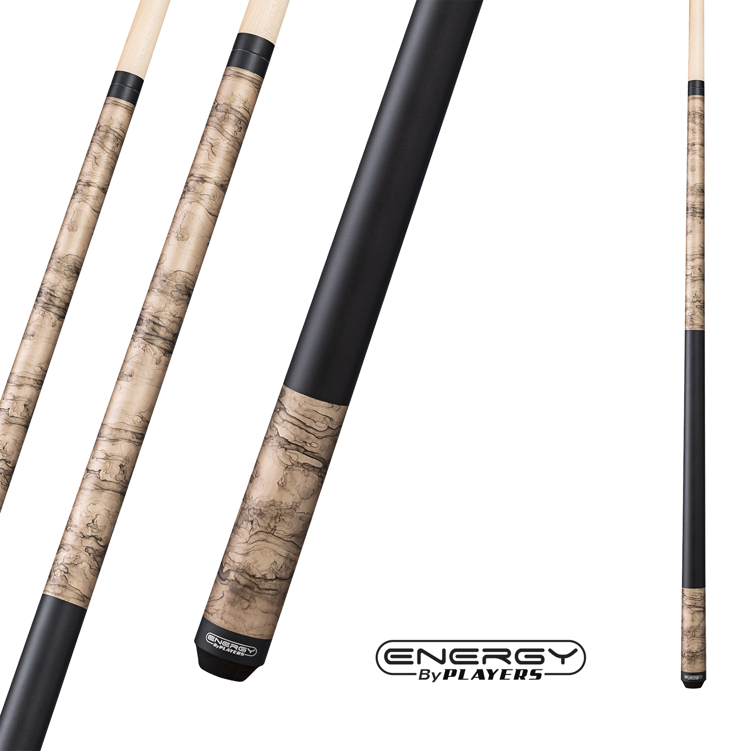 ENERGY BY PLAYERS POOL CUE MATTE CHAMPAGNE SMOKE 13 MM 19OZ – Canada ...