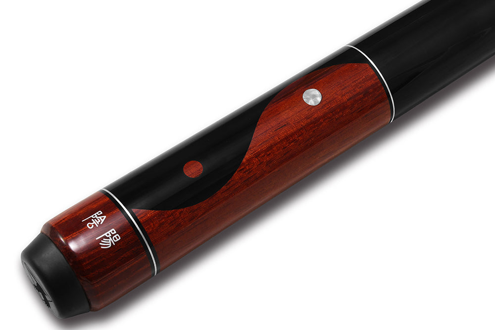 FALCON POOL CUE YIN YANG BROWN AND BLACK 13MM 19OZ – Canada Billard