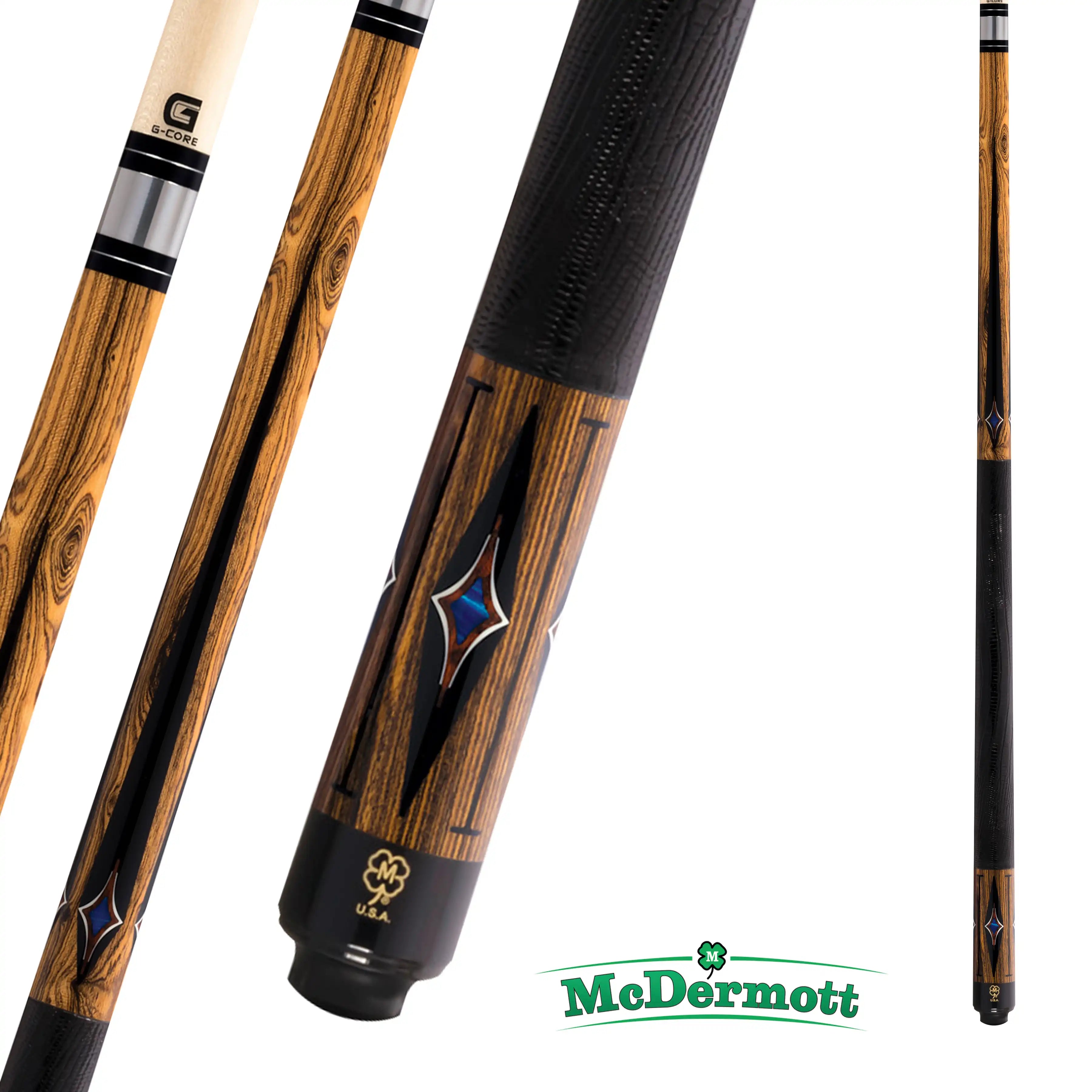 MCDERMOTT POOL CUE G-SERIES G608 BROWN 12.5MM 19OZ – Canada Billard