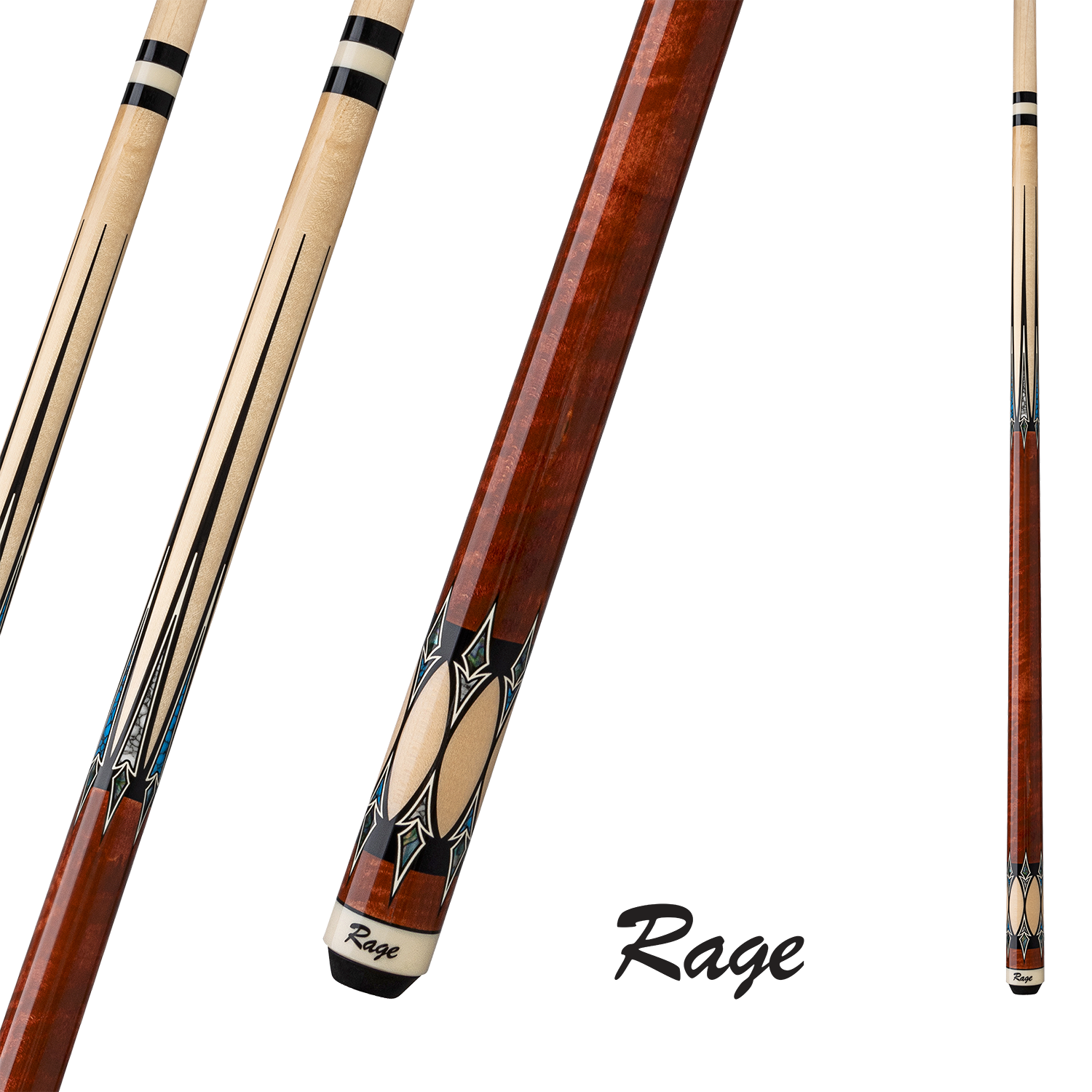 RAGE POOL CUE CINAMON DREAM 13MM 19OZ – Canada Billard