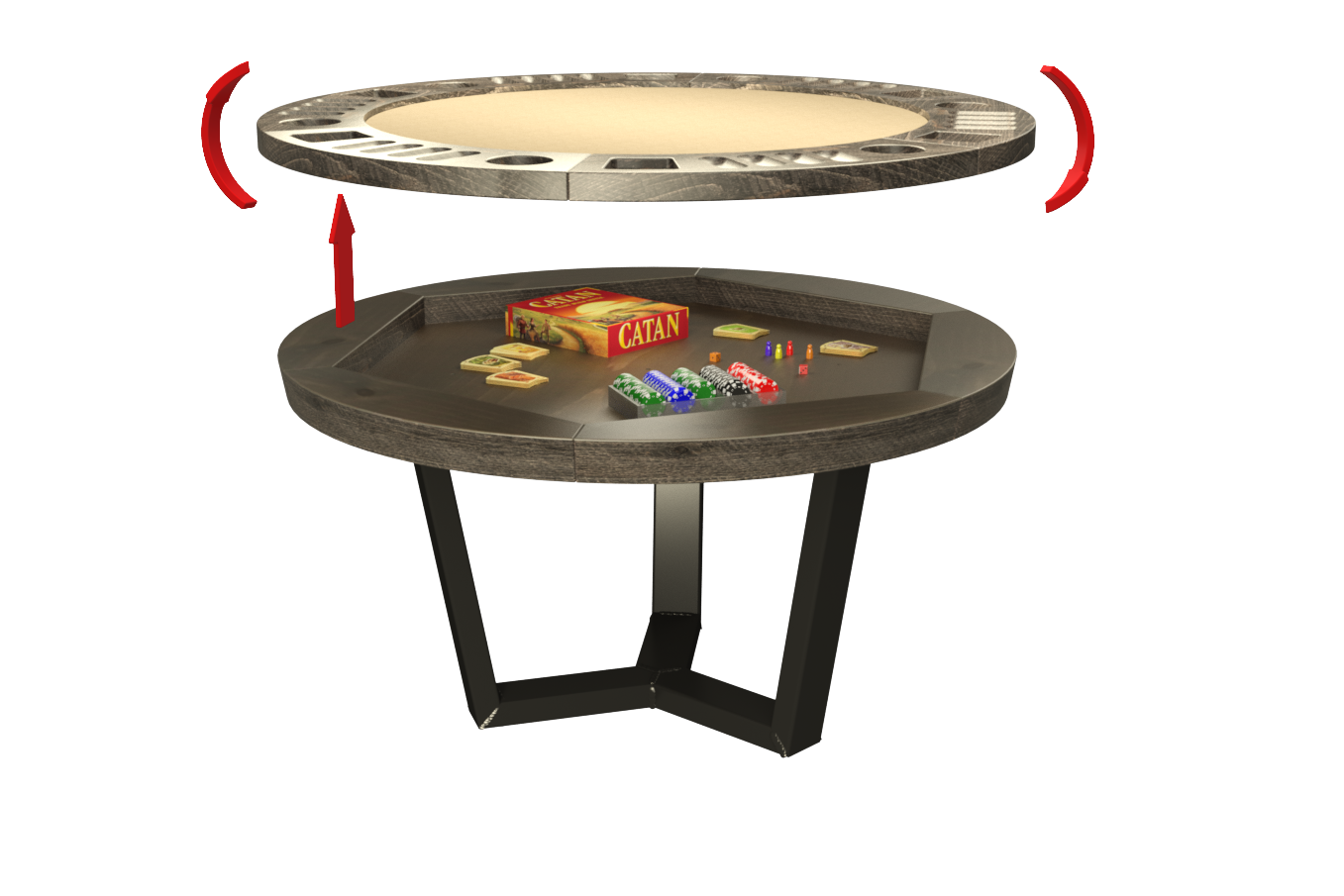 SHACK ROUND GAME TABLE – Canada Billard