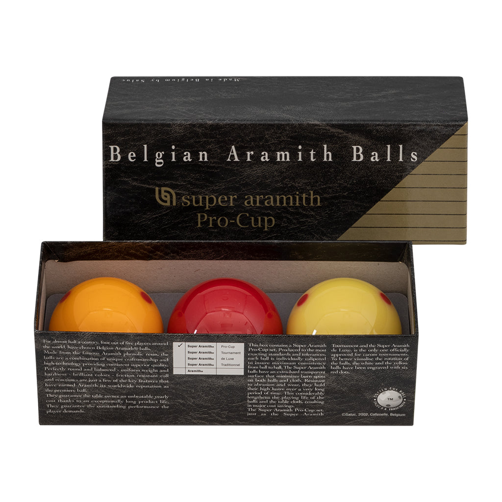 ARAMITH SUPER ARAMITH PRO-CUP CAROM BALLS SET – Canada Billard