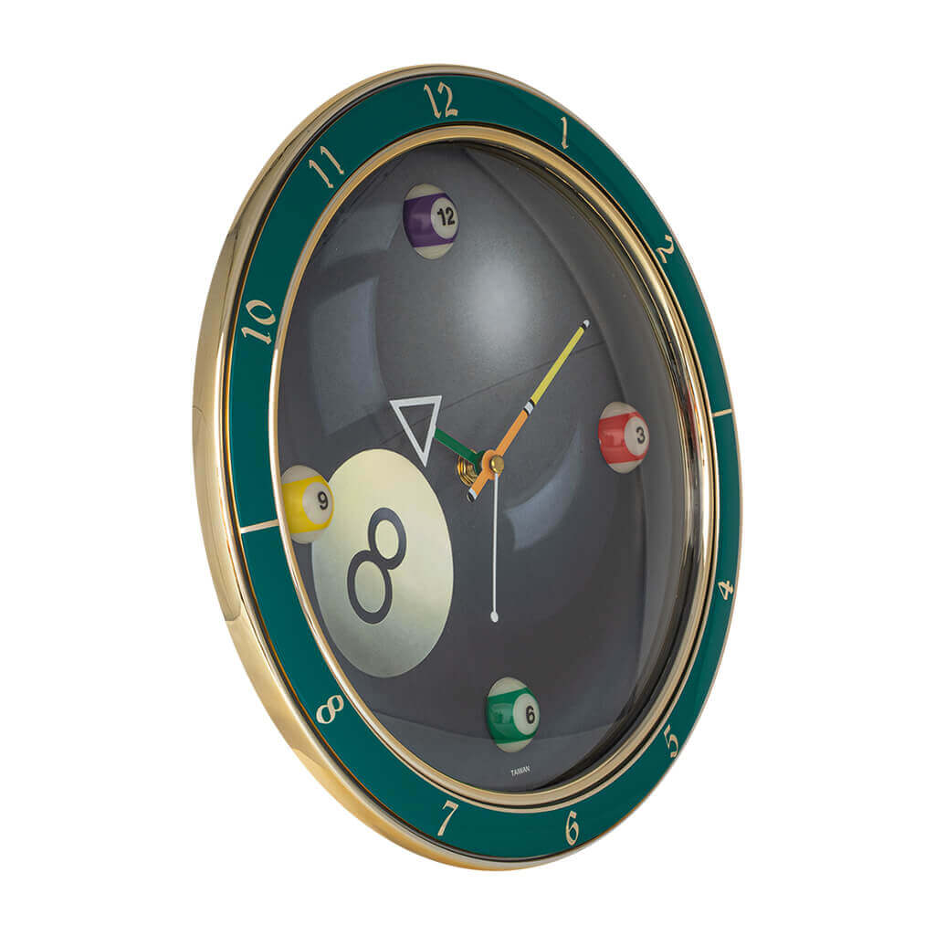 BILLIARD CLOCK #8 12'' DIAMETER – Canada Billard