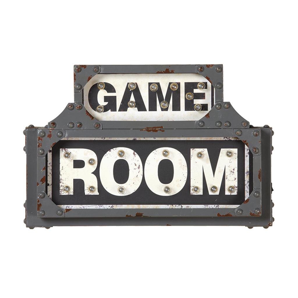 METAL SIGN-GAME ROOM – Canada Billard