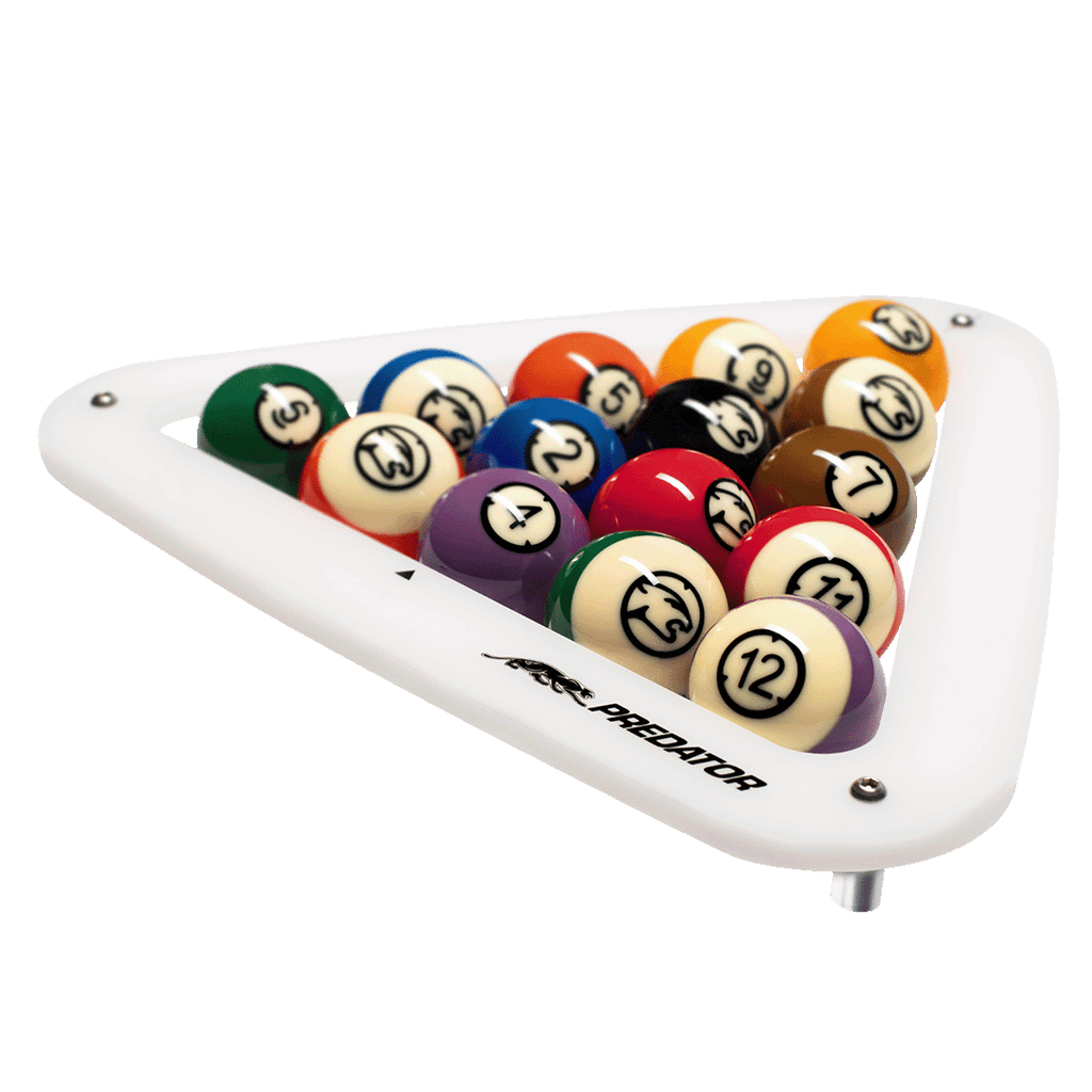 PLASTIC TRIANGLE WHITE PREDATOR 2 1/4" – Canada Billard