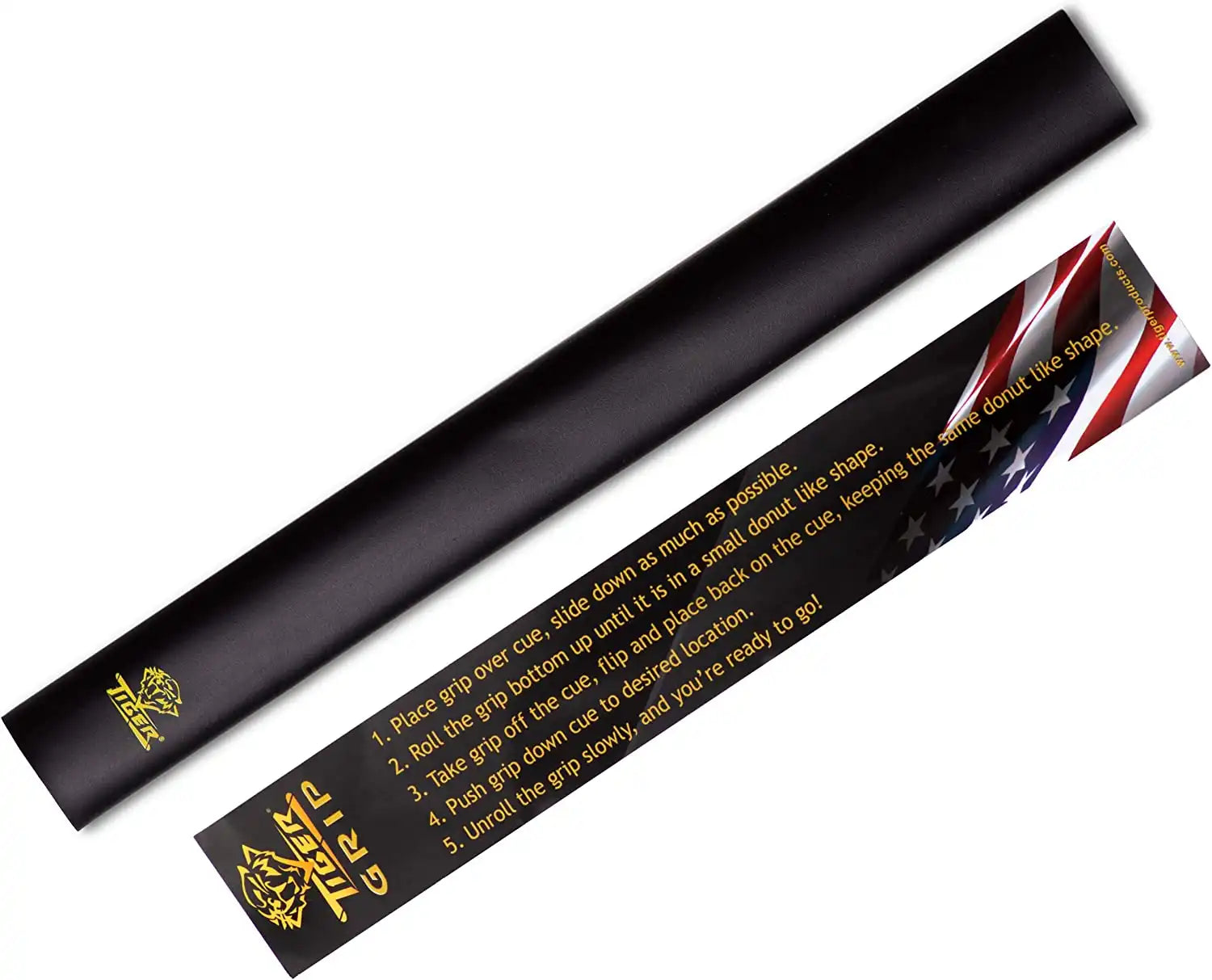 TIGER SILICONE POOL CUE GRIP - BLACK – Canada Billard